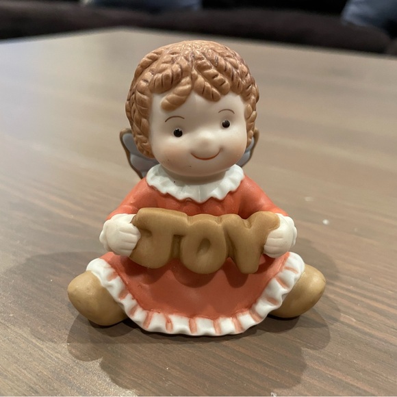 Accents | Vintage Joy Angel Figurine | Poshmark